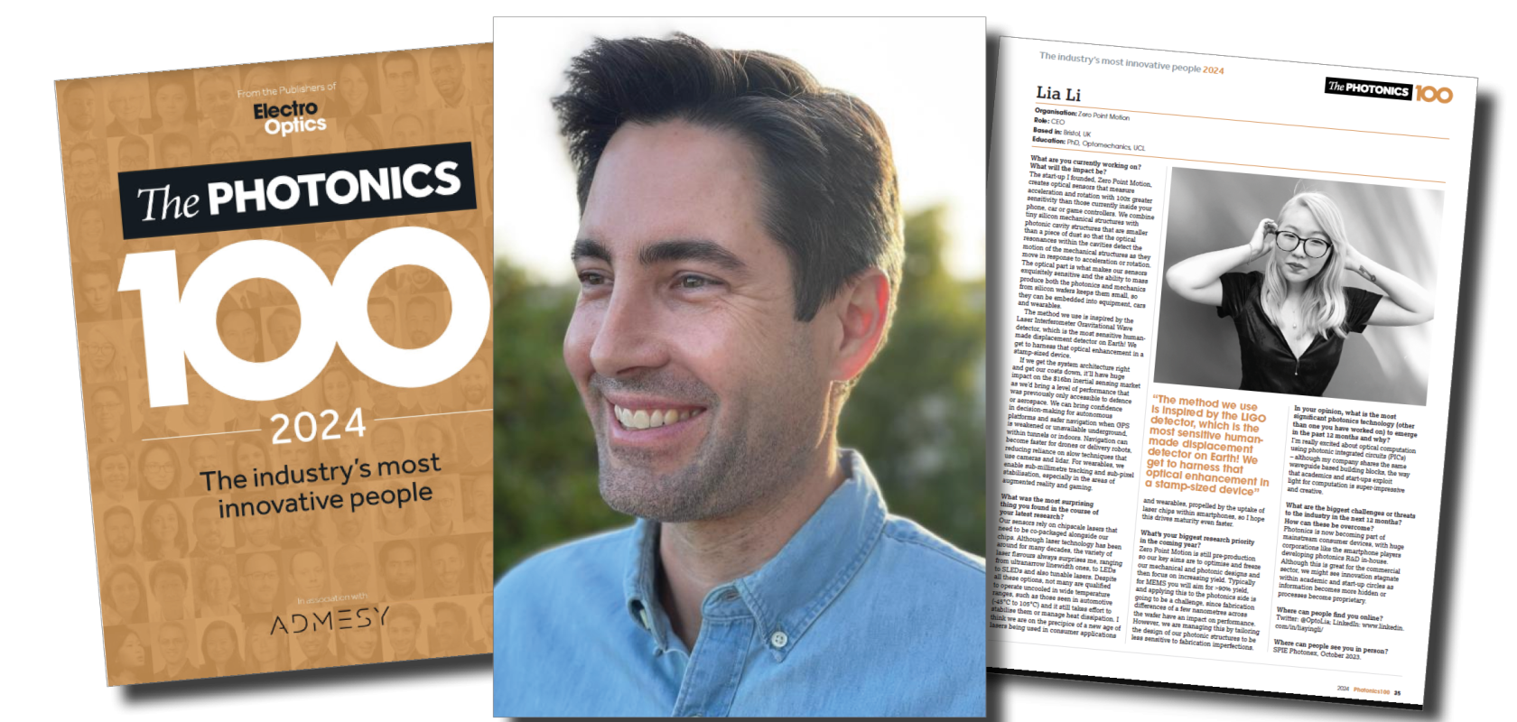 The Photonics100 at Photonics West: Garrett Cole | Electro Optics